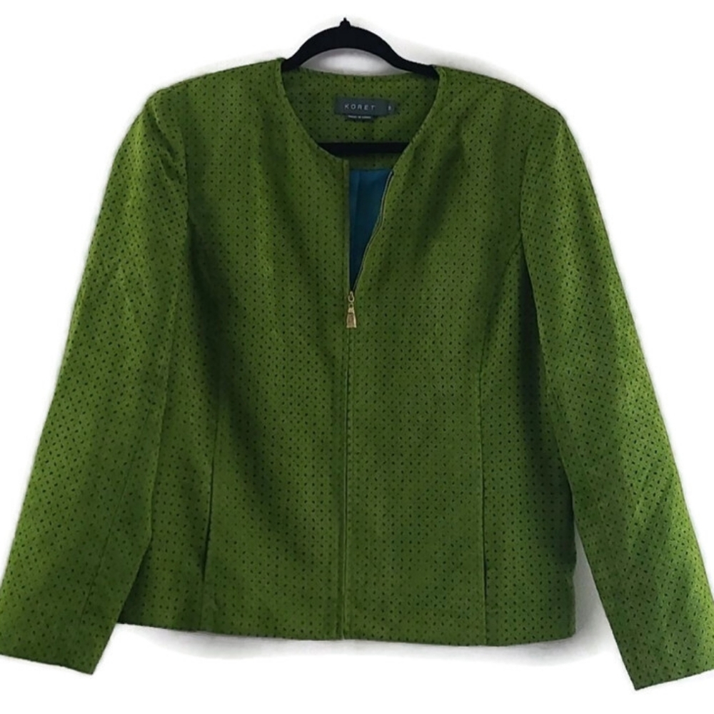 Koret Green Laser Cut Jacket - Gem